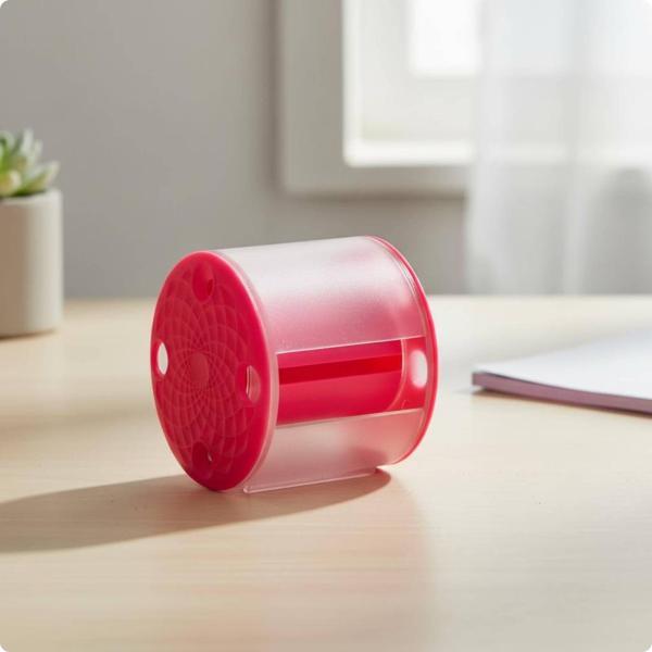 【製品概要】: 新体操リボンケースとして使えるリボン収納ボックスで、リボンをまとめて保管しやすいスポーツ用品です。練習前後の持ち出しやすさを意識した設計で、道具をすっきり整理できます。【巻き取り機能】: 巻き取りケースの形状で、リボンをすっ...