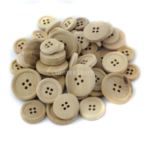 説明： 素材：ウッドカラー：天然木の色直径：Approx.15 / 20/25ミリメートル（アソート） ラブリーキャッツ形状のウッドボタンは、よくプロジェクトを飾らすることができ、豊富なカラーであります 縫製、クラフト、装飾、DIY、ドレス...