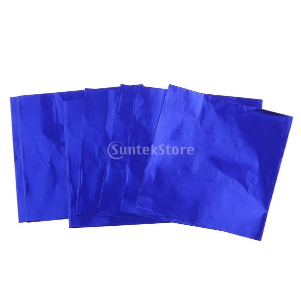 説明：  100pcsチョコレートキャンディーホイルの包み紙キャンディ、チョコレート、ケーキやキャンドルのパッケージのための理想的なカラフルなデザイン、あなたのDIY手作りの工芸品のための良い装飾あなたの友人のためのパーティー、結婚式、誕生...