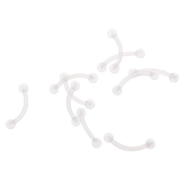 説明:スタッドの長さは約です. 1.5cm(0.6 ").直径約1mm(18g) 多彩なボディピアスジュエリースタッド. 低刺激性アクリル. 快適な.小さなフープリング.眉毛の鼻の耳のlabretの穿孔に最適です. ほとんどの18のピアスで...