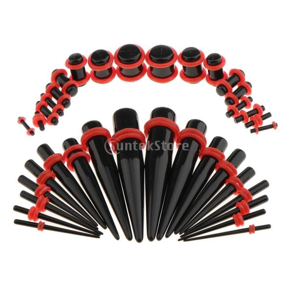 説明:キットを伸ばしパンダ耳は00の36枚サイズ14Gを含んでいます.サイズでDOBLE Oリングを用いてキットとプラグを延伸アクリルテーパー:14G(1.6ミリメートル).12G(2ミリメートル)の10g(2.4ミリメートル).8G(3....