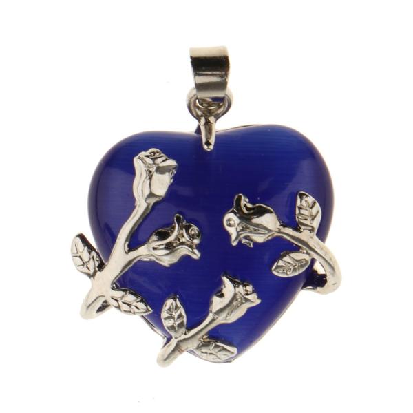 説明:彫刻された花のブドウと包まれたハート型のクリスタルペンダント.ネックレスと他のDIYジュエリーのための魅力のペンダント絶妙なカラフルなペンダントは.スリムで美しい首を作るクリスタルと銅製恋人.妻.お母さん.ガールフレンドのための完璧な...