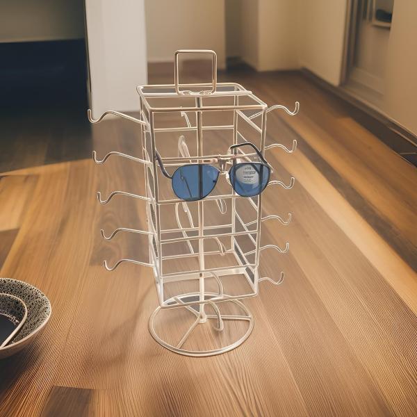 説明:[20個のサングラスホルダー]回転サングラスディスプレイスタンドは回転可能で.4つの側面があり.20個のメガネを収納でき.クリエイティブで装飾的です.[プレミアム素材]メタルサングラスディスプレイスタンドは高品質の鉄素材でできており....