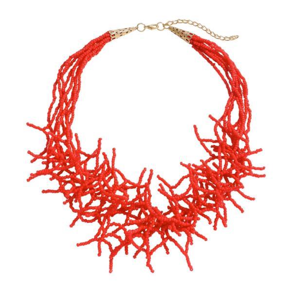 説明:[ユニークなサンゴのデザイン]:このシードビーズクラスターカラーネックレスは独特のサンゴの形を特徴としており.ジュエリーコレクションで際立ったファッションの外観を提供します[品質の素材]:金属と腹筋から作られた.このビーズのチャンキー...