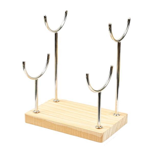 説明:[エレガントなデザイン]: この木製ブレスレットディスプレイスタンドは.洗練されたミニマリストデザインが特徴で.ブレスレット.バングル.時計.ネックレスなどを展示するのに最適です. [高品質素材]: 木と金属で作られたこのジュエリーデ...