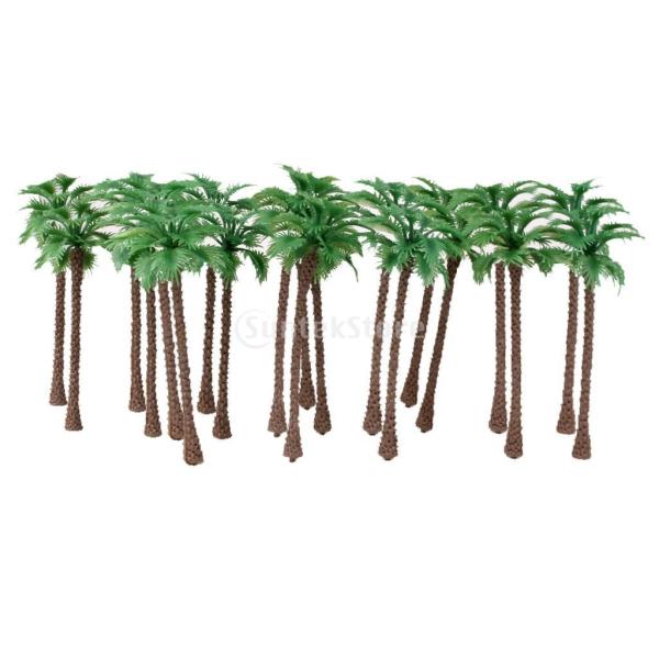 説明: 緑のタッチであなたのモデルランドスケープの外観を向上させるのにパーフェクトプラスチックセメントで作られましたカラー:グリーン数量:20枚スケール:1:150 高さ:約. 60ミリメートル パッケージに含まれるもの:  20個のモデル...