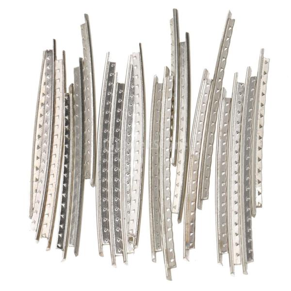 説明:100%真新しく高品質24本のフレットワイヤーの完全なセットST.LP.SGエレキギターに適合各フレットクラウンの幅は約です. 0.09インチ/2.2mmサイズチャート: 5.2cmパッケージに含まれるもの: 24本のフレットワイヤー...