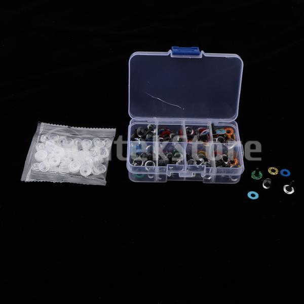 説明:キラキラの不織布と透明なワッシャーを備えた80個の10mmソリッドフラッシュクリスタルアイ。 フクロウのおもちゃや他のよく似たぬいぐるみや人形に適しています。 おもちゃの人形の美化、修理、縫製に使用できます。  DIY作りに最適なアク...