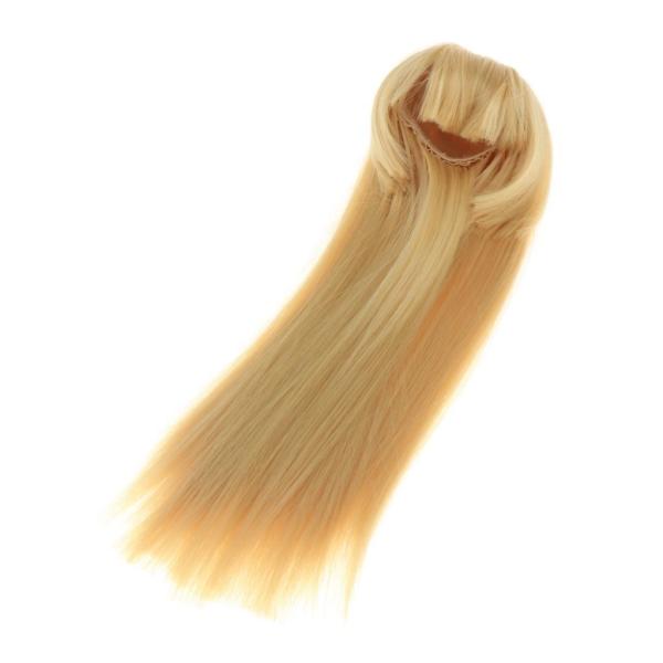 説明:BJDの人形DIYのアクセサリーを作るためのファッションの長い髪のかつらのヘアピース.同じサイズの1/3 BJDおよび他のボールジョイント人形に適合頭囲は約19-21cm / 7.48-8.26インチ.あなたの最愛の人形によく似合うで...