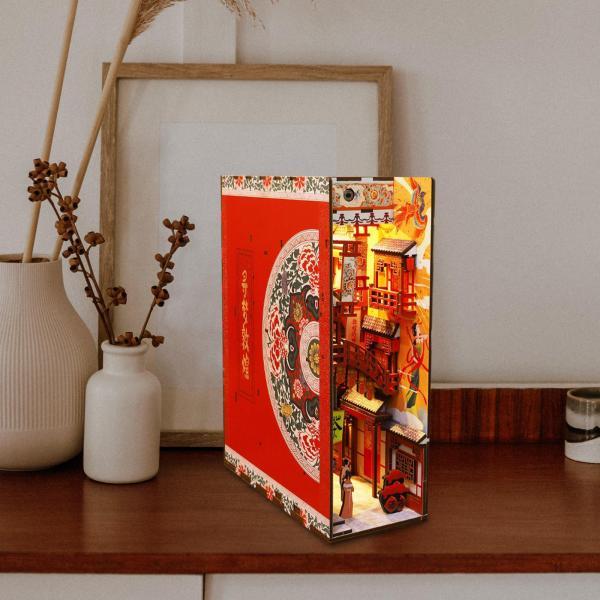 説明:DIY ミニチュア 3D パズル キット: LED ライトと家具アクセサリー付きの木製ドールハウス.ギフトに最適: 子供にも大人にも最適.創造性を向上させ.興味を育み.リラックスするのに最適です.材質:高品質の木材.耐久性と良質で作ら...