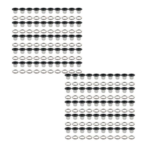 説明:[サイズ]ハトメのサイズは外径10mm.内径5mm.高さ7mmで.DIYプロジェクトに最適です.[素材]グロメットは鉄製で.丈夫で耐久性があり.錆びにくく.使用中に変形しません.[仕上がり]当社のアイレットは美しく繊細に見え.カード作...