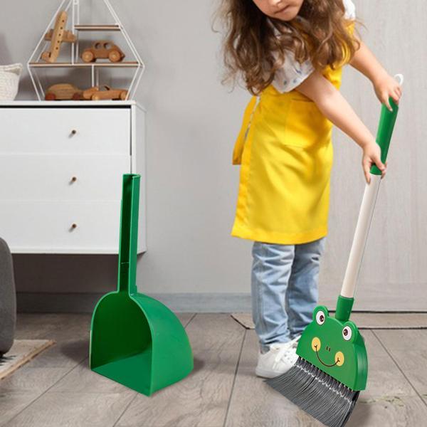 説明:[耐久性のある掃除おもちゃ]: この子供用掃除ほうきちりとりセットは.高品質の素材で作られており.耐久性があります.[リアルなお掃除セット]:かわいい動物の形.長いほうきの柄と太い毛のほうきを備えた幼児用家事プレイセットで.3歳から8...