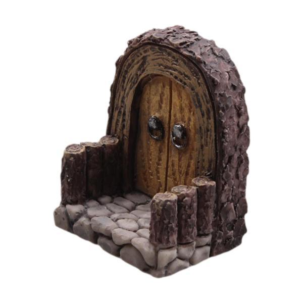 説明:[素材]: このミニチュアガーデンドアは.丈夫で防水性.耐摩耗性に優れた高品質の樹脂で作られています.長期間の使用に適しています. [優れた職人技]: 細部までこだわって手作りされたこの妖精のドアは.リアルなミニ木製ドアのデザインが特...