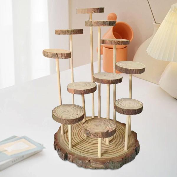 説明: displayディスプレイとストレージ農家のスタイリッシュ.およびファッション burd材料.バリ.滑らかなエッジ.木製の色.ユニークで創造的なものから作られた[イージーアセンブリbood木製ディスプレイの棚には.単純なアセンブリが...