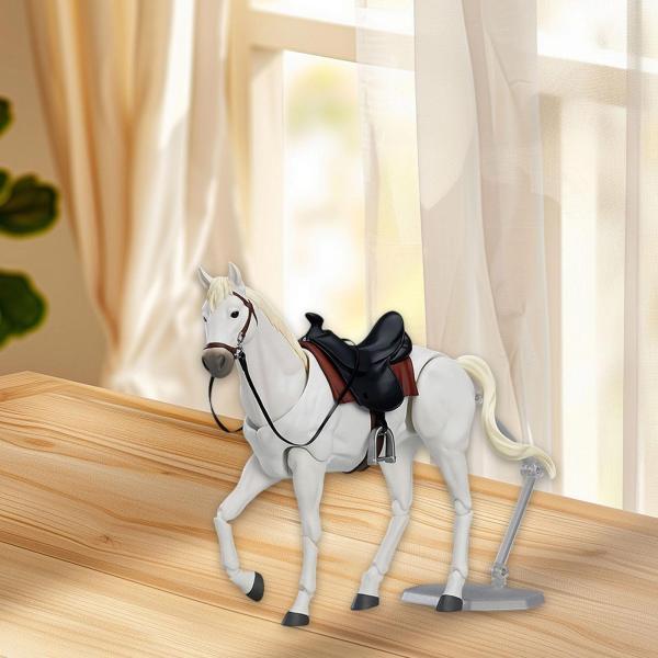 説明:[優れた職人技]: 馬のフィギュアモデルの細部へのこだわりと高精度の職人技により.DIYプロジェクトやミニチュアディスプレイのリアリティが向上します. [素材]: 馬の置物はPVC素材で作られており.軽量でありながら丈夫です.鮮やかな...