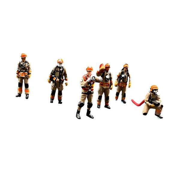 説明: [1:64スケール]リアルな1:64スケールの消防士フィギュアアクセサリー.火災現場モデルのディスプレイを強化するのに最適です. [職人技]手描きのディテールが.ミニチュア消防ジオラマにリアルなキャラクターと鮮やかな色をもたらします...