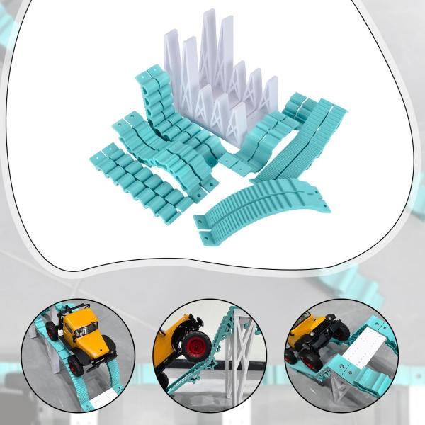 説明: [耐久性構造]: 高品質のABSプラスチックで作られたこの1/18 1/24 1/30 RCクローラー障害物橋は.耐久性.耐衝撃性.さまざまな設定での繰り返し使用を考慮して精密に作られています. [デザイン]: RCクローラー用に特...