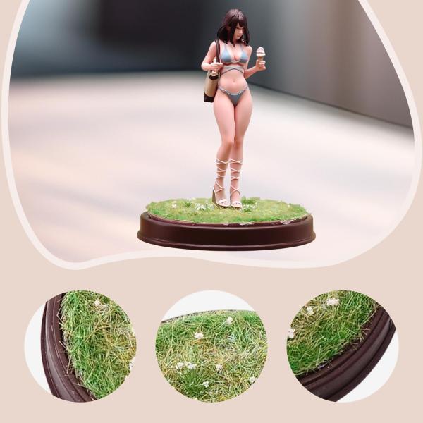 説明: [リアルなシーン]: 背景シーンモデルには.シミュレーションの芝生シーンベースが付属しており.ダイナミックなジオラマを作成できます.1:64スケールのフィギュアや車のモデルのディスプレイに適しています. [素材]:1/64スケールの...