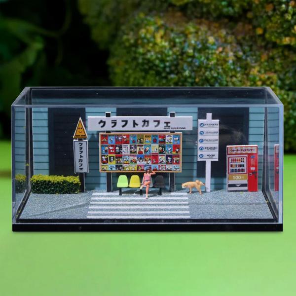 説明: [収納]:このミニチュアシーンディスプレイケースは.1:64スケールのモデルカー用に設計されており.安全な収納スペースと効果的な防塵・防傷機能を備えています.組み立て式で.模型愛好家に最適です. [耐久性]: ディスプレイケースはP...