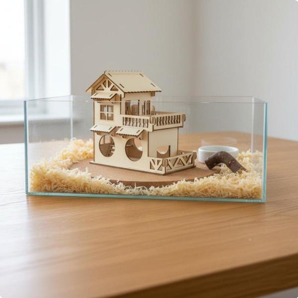 【天然素材】: 厳選された高品質な原木を使用した小動物用品で、ペットが噛んでも安心な安全設計です。【運動不足解消】: 迷路や階段を組み合わせたハムスター用おもちゃは、ペットの好奇心を刺激し、日々の運動を楽しくサポートします。【多機能設計】:...