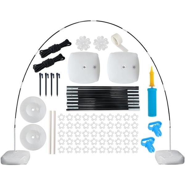 説明:うまく設計されたメッシュベースとウォーターバッグ.頑丈なPVCパイプ.風や物体の衝突による激しい揺れはありません.バルーンロッドは折り畳み式の一体型アクセサリーです. 1本のロッドの長さは17インチの高強度ブラックGLファイバーロッド...