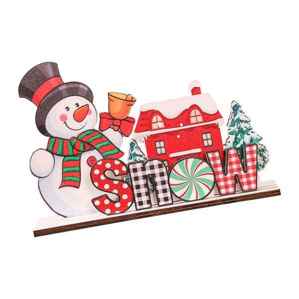 説明:[プレミアム素材]:クリスマスデスクトップ装飾は主に木製素材で作られており.丈夫で高品質.手触りが快適で.再利用でき.長寿命です.[絶妙で美しいデザイン]: クリスマス木製デスクトップオーナメントの全体的なデザインはクリエイティブでカ...