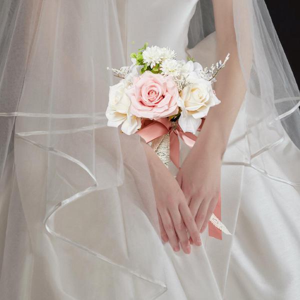 説明:[高品質の素材]: このウェディング ブライダル ブーケは.高級シルクフラワー.PE.サテン素材で作られており.耐久性と色褪せない繊細な質感を保証します. [ウェディングブーケ]: この造花ブーケはエレガントで美しく.花嫁をさらに魅力...