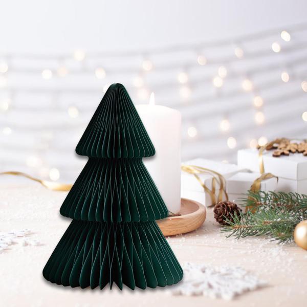 説明: [クリスマスデコレーション]: ユニークな3Dハニカムクリスマスツリー構造が展開して.層状のクリスマスツリーの形を作り.クリスマスのお祝いに豊かで暖かいお祭りの雰囲気を加えます. [プレミアム素材]: 高品質の紙で作られたこのクリス...