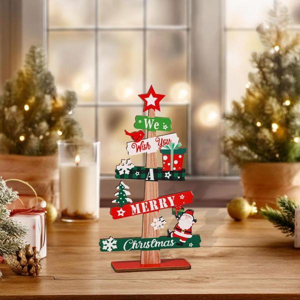 説明: [クリスマスデコレーション]: この木製クリスマスツリーは卓上装飾に最適です.細部までこだわった作りと卓越した職人技が.クリスマスのお祝いに豊かで温かみのある雰囲気を添えます. [斬新なデザイン]: このデスクトップオーナメントは....