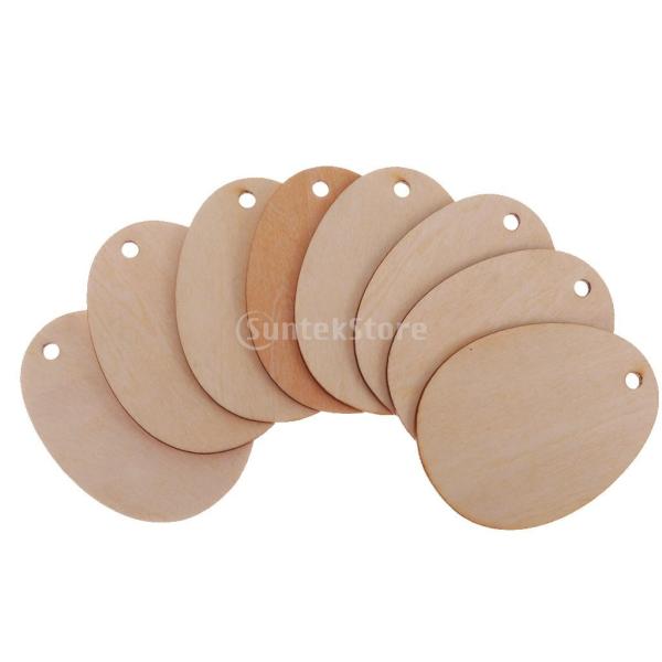 説明:高品質の木材から切り出し穴木製の卵の形状. 双方は.ペイント飾る.汚れ.または単に平野残すために準備ができて滑らかな仕上げに砂をまいています. ハンガー.タグ.カード作り.装飾.スクラップブック.デコパージュ.イースター祭りの工芸品の...