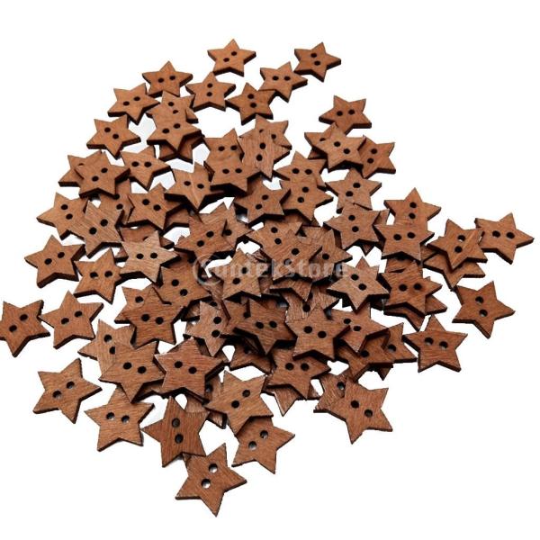 説明:良いサイズで非常にかわいい、きれいに作られた、明るい色のボタン裁縫、編み物、人形の服のドレス作り、スクラップブッキング、cardmaking、装飾、ERC及びその他の工芸品のプロジェクトのための理想的な多機能木製ボタン、 材質：木製サ...