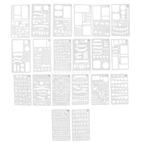 説明:この雑誌のステンシルセットには、流行のスタイルが入っていて、あなたの絵を大きくすることができます。 あなたは創造的に短期間にステンシルを混ぜ合わせることができます。 これらのステンシルに描かなければならない種類のペンを使用できます。 ...