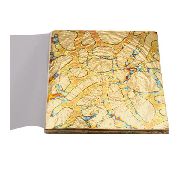 説明:素材:銅;サイズ:各葉約. 5.5 x 5.5インチ/  14 cm金を模倣した素材.銅を主成分とし.自宅で家具を美しく見栄えの良い金の宝物に復元し.工芸品をより華やかにします.多彩な金箔は.木材.ガラス.フレーム.壁.天井.その他の...