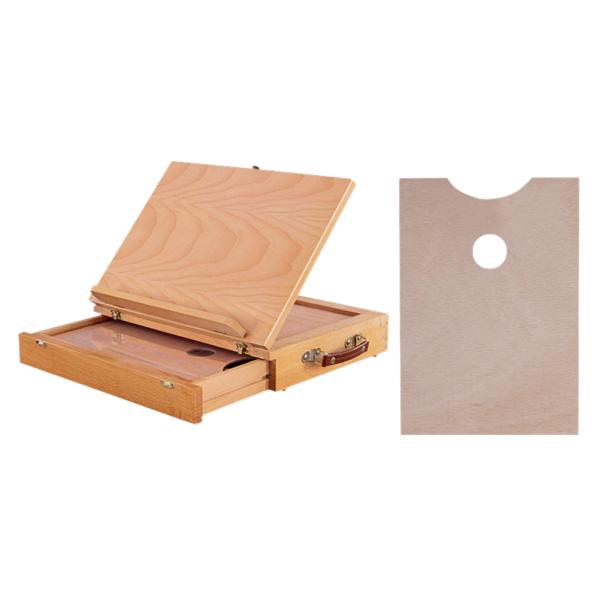 説明:絵画イーゼルに変換するコンパクトなポータブル1層または3層引き出しデスクトップ収納ボックス.天然木のイーゼルボックス.手作業で高品質のブナ材を使用.必要に応じて4つの異なる傾斜角度位置に調整できる頑丈な軽量卓上ボックスイーゼル.イーゼ...