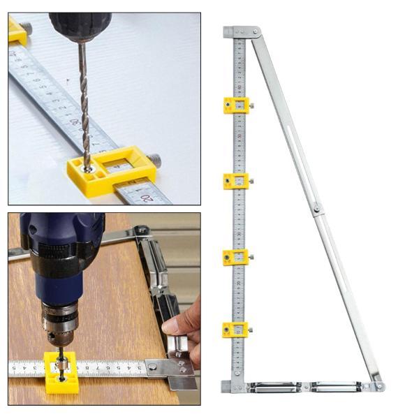 説明:[調整可能な測定定規]: この2 in 1の目に見えないコネクタ位置定規は.ニーズに応じて拡張したり折りたたんだりできる多用途ツールで.ツールボックスに実用的に追加できます.[プレミアム素材]: この位置決め定規は高品質のステンレス鋼...