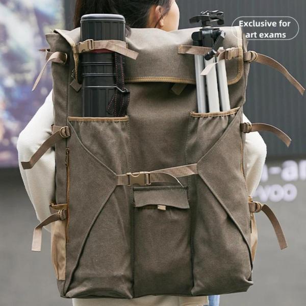 説明:[防水素材]製図板バッグは防水布素材で作られており.耐久性があり.軽量で長時間使用できます.[アーティストバックパック] シンプルでファッショナブルなデザインで.男性にも女性にも適したショルダーストラップ付きのアートポートフォリオケー...