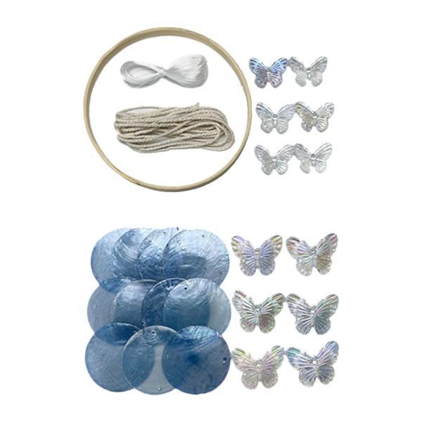 説明:[バタフライシェルウィンドチャイムDIYキット]: このキットには.美しくユニークな壁.窓.バルコニーの吊り下げ装飾を作成するために必要なものがすべて含まれています.完全なアクセサリーで創造性を完全に表現できます. [子供への理想的な...