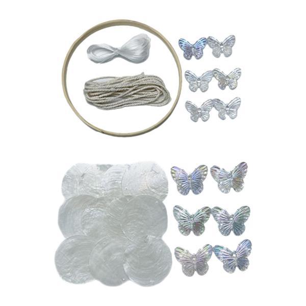 説明:[バタフライシェルウィンドチャイムDIYキット]: このキットには.美しくユニークな壁.窓.バルコニーの吊り下げ装飾を作成するために必要なものがすべて含まれています.完全なアクセサリーで創造性を完全に表現できます. [子供への理想的な...