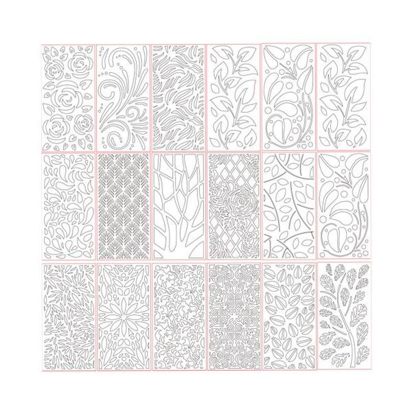 説明:[万能な花と植物のパターン]: このスプレーペイントステンシルセットは.さまざまな花や植物のデザインを提供し.多様なユーザーのニーズと創造的なアイデアに応えます.シンプルな花の輪郭や複雑な植物の質感を探している場合でも.これらのグラフ...