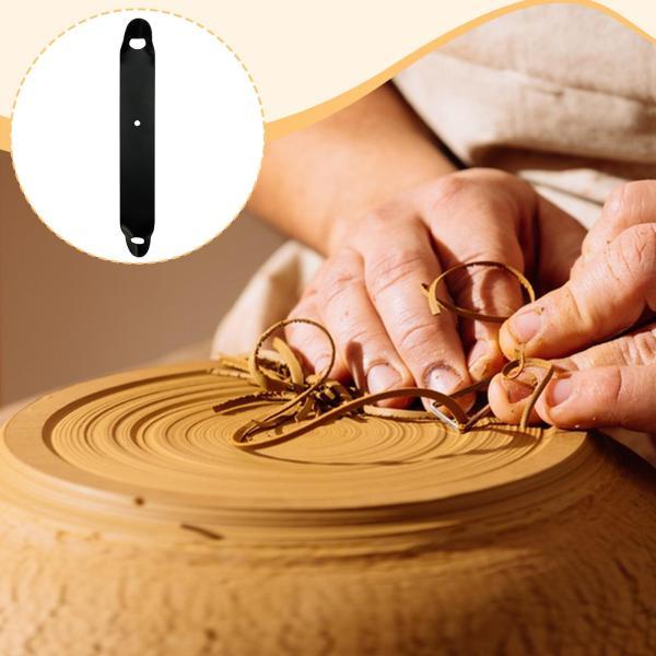 説明:[素材]: 鉄製のこの陶器トリミングツールは.長期間の使用に耐えられるように設計されています.耐摩耗性に優れているため.創造的なプロジェクト中に簡単に変形したり壊れたりすることはありません. [多用途の両端デザイン]:陶器モデリング彫...