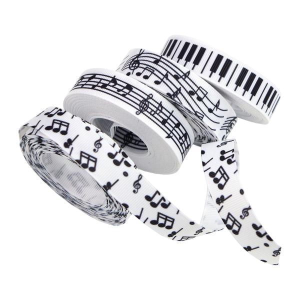 説明: [エレガントなデザイン]印象的な白黒の音符柄が特徴で.工芸品や装飾に洗練されたエレガントな魅力を加えます. [プレミアム品質]ポリエステル製のこのリボンは.耐久性と柔らかく滑らかな質感を兼ね備えており.快適に扱えます. [サイズ]:...