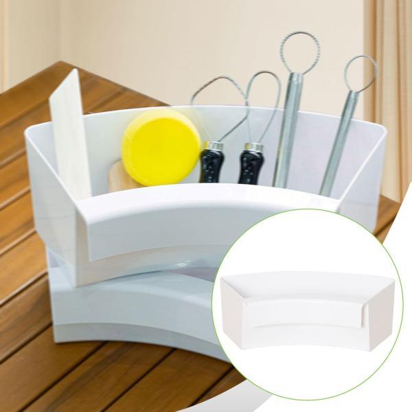 説明: [耐久性]高品質のプラスチックで作られたこの陶芸用ろくろツールホルダーは.頑丈で耐摩耗性があり.陶芸用ろくろ作業で長期間使用できます. [効果的な整理]:陶芸ツールホルダーは様々な道具を収納できます.陶芸をする際に道具を整理整頓し....