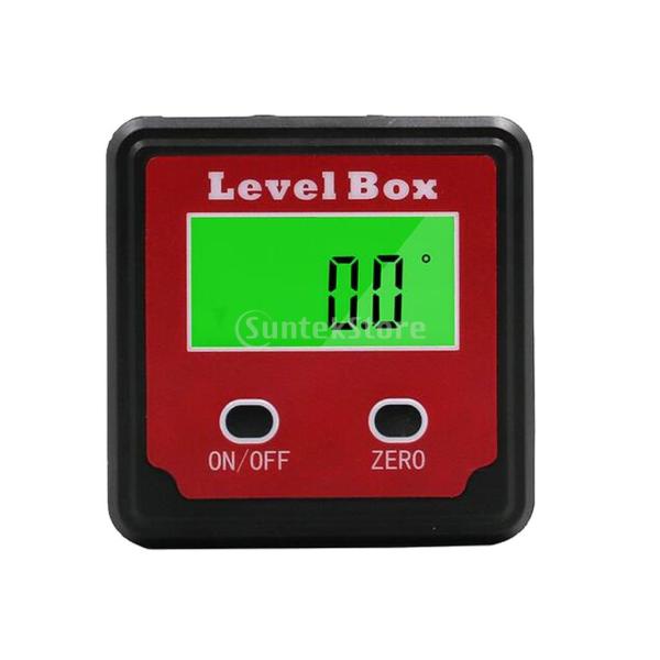 説明:防振; 自動LCDバックライト; 磁気ベース; 度単位の角度表示。 角度の絶対および相対測定; オーバーヘッド測定のための自動桁反転;仕様:材質：プラスチック赤色測定角度範囲：4 X90度精度：0.2度解像度：0.1度イルミネーション...