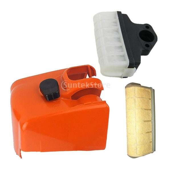 説明: 100％ブランドの新しいと高品質。  STIHLに適合021 023 025 MS210 MS230 MS250チェーンソー部品番号：1123 140 1902、1123 120 1651 材質：プラスチックサイズ：約12x12x8...