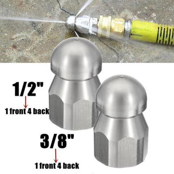 仕様:作動圧力:4000 psi 材質:ステンレスカラー:シルバータイプ:  #Aラウンドヘッド:G 1 / 4'M /男性(1前3後ろ)  #B丸型ヘッド:G 1/4'M /男性(1前6後ろ)  #Cラウンドヘッド:G 3 / 8'M /...