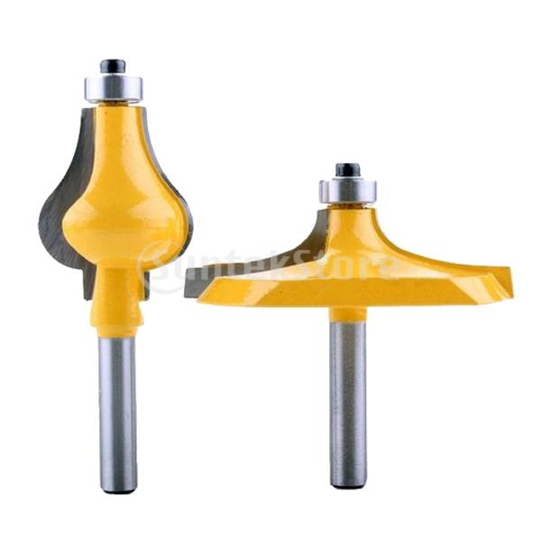 説明:超硬チップ素材、優れた物性優れた耐摩耗性と長寿命のための高強度この手すりルータービットセットで手すりと手すりを作成するプロファイルビットは手すりの両側をカットし、サムネイルビットは滑らかな仕上げのために上を丸くします専門家や愛好家の完...