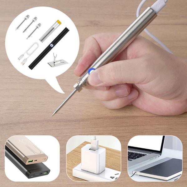 説明:ワイヤレスはんだごて:シンプルで便利な操作.ワイヤレス設計.使用.リーズナブルなサイズ.家庭や屋外に適しています.ポータブル溶接ツール:電圧ノブは両方向に調整できます.調整可能な範囲は3.3V〜4.8Vです. USB充電式:付属のUS...