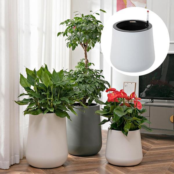 説明:セルフウォータープランターポット:植物の花に毎日水をやる必要はなく.貴重な時間を効果的に節約し.長時間の外出や長時間の不在のトラブルも解決します.水位インジケーター付きプランター:水位インジケーターで植物に水をやる時期と量を知ることが...