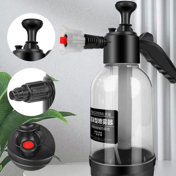 説明:多目的:手動圧力洗車フォームスプレー缶は.家の掃除.洗車.窓の掃除.花への水やり.庭.芝生.その他多くのシナリオに適しています.FOAM SPRAYER: 優れたカバー力と使いやすさ.加圧ハンドルは扇形のノズルと一致しており.均一にス...