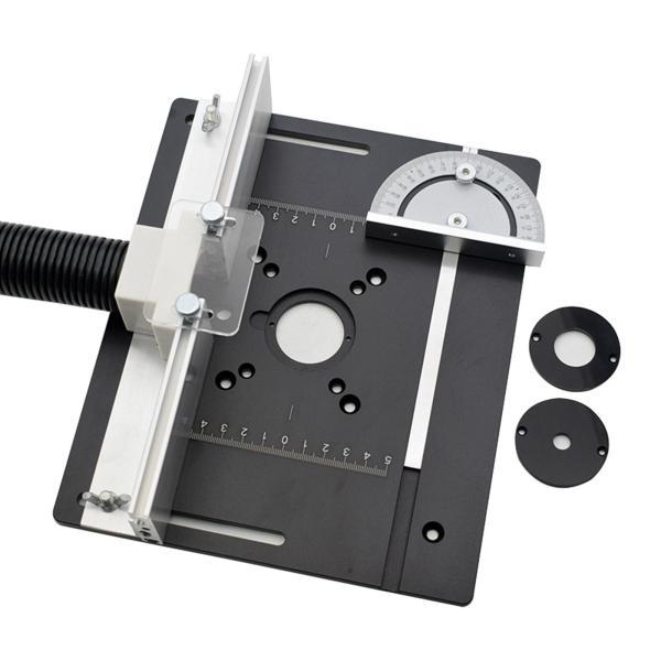 説明:[多機能インサートプレート]木工のバリ取り.溝切り.フライス削りなどの高精度DIY木工加工用の独自のルーターテーブルの作成に適しています.[高品質アルミニウム合金素材]ルーターテーブルインサートプレートはアルミニウム合金製で.耐久性に...